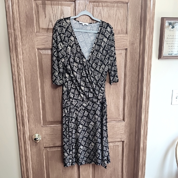Rena Rowan | Dresses | Rena Rowan Black And Brown Sheath Dress With ...